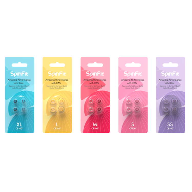 SpinFit Eartips CP100+ (2 Pairs)
