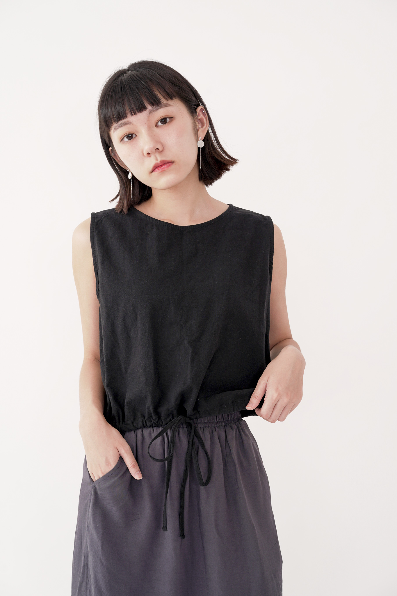 adjustable string vest