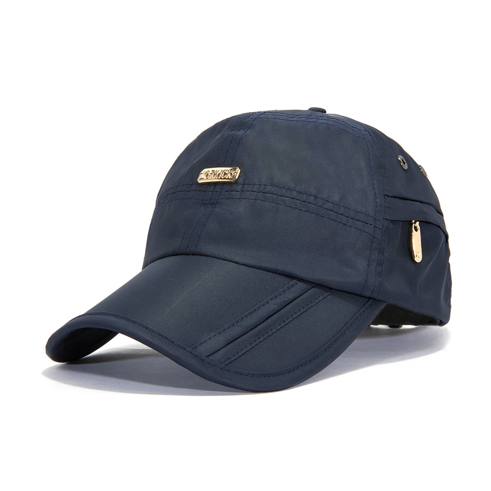 For Kicks - Side Zipper Cap Navy