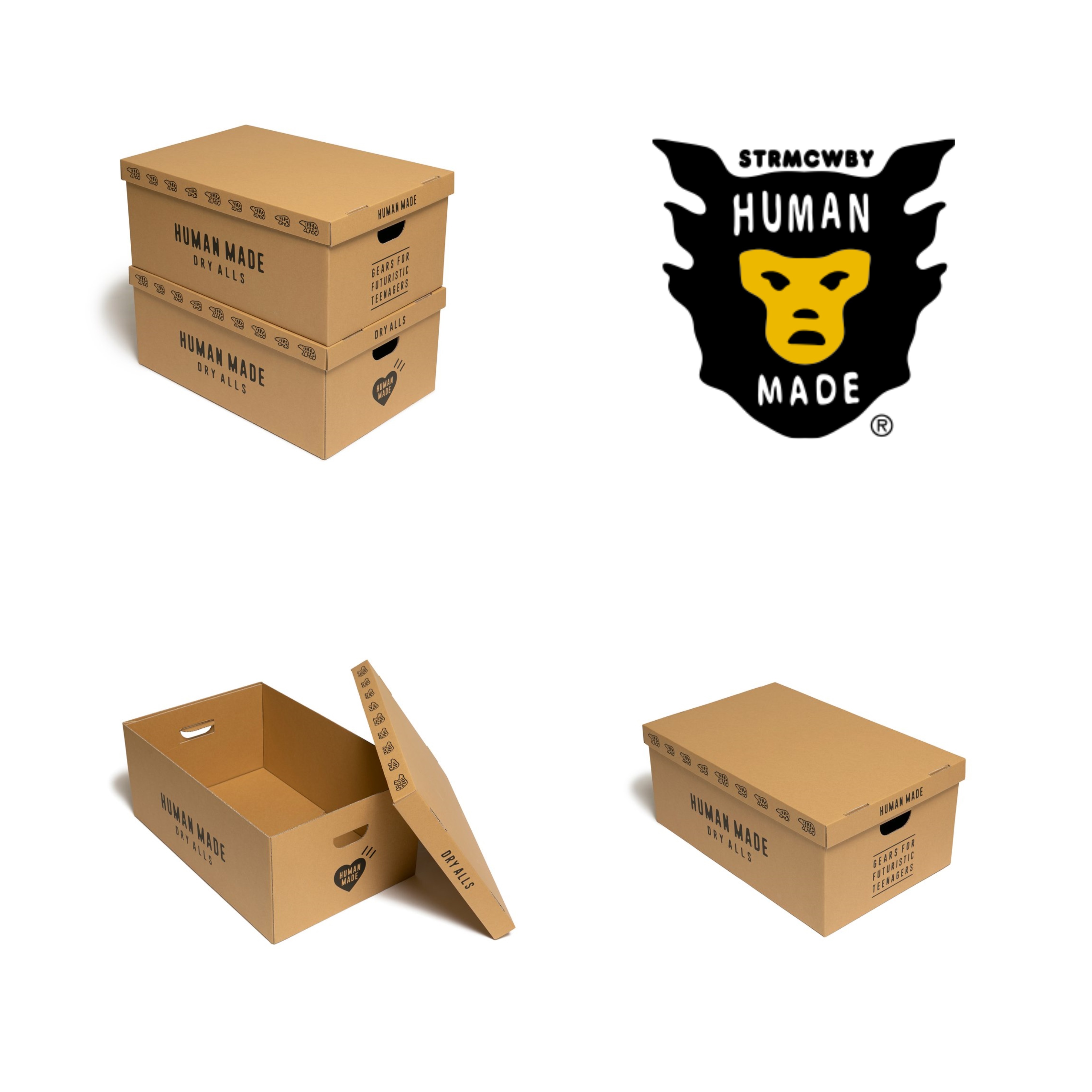 2021SS HUMAN MADE FILE BOX LARGE 大 整理箱 收納 整理 現貨