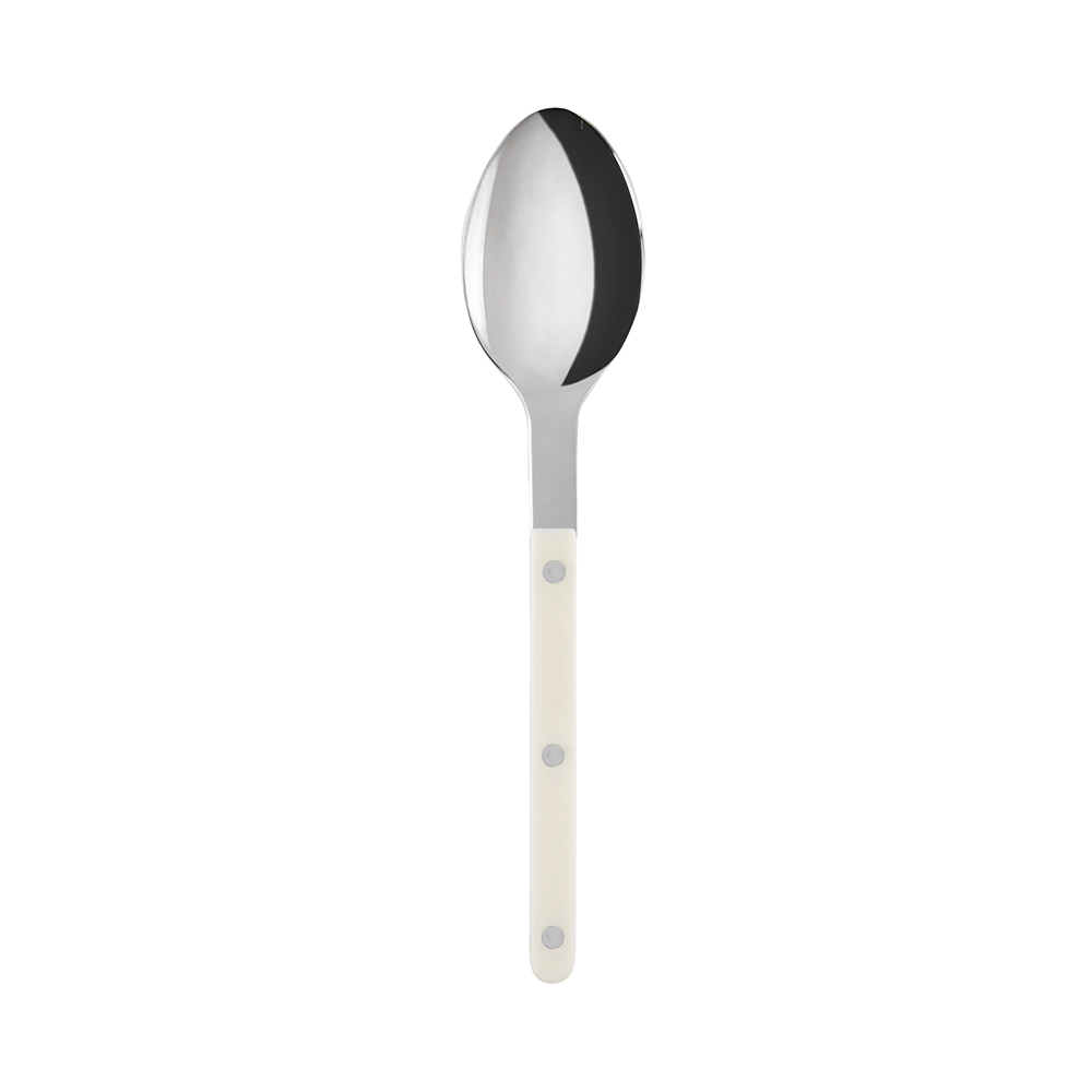 SABRE | Bistrot Shiny Color Ivory Soup spoon