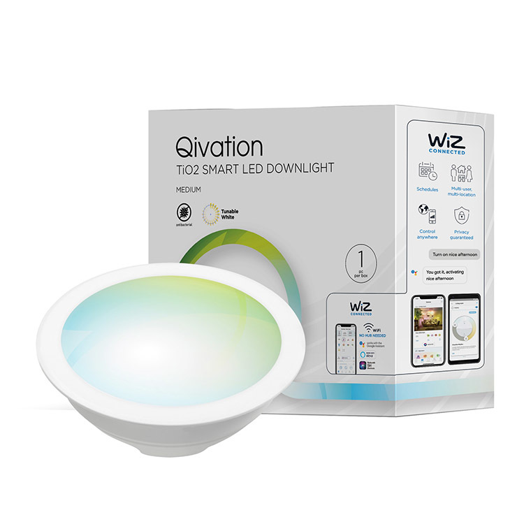 Qivation TiO2 Smart LED Downlight Tunable White (M)
