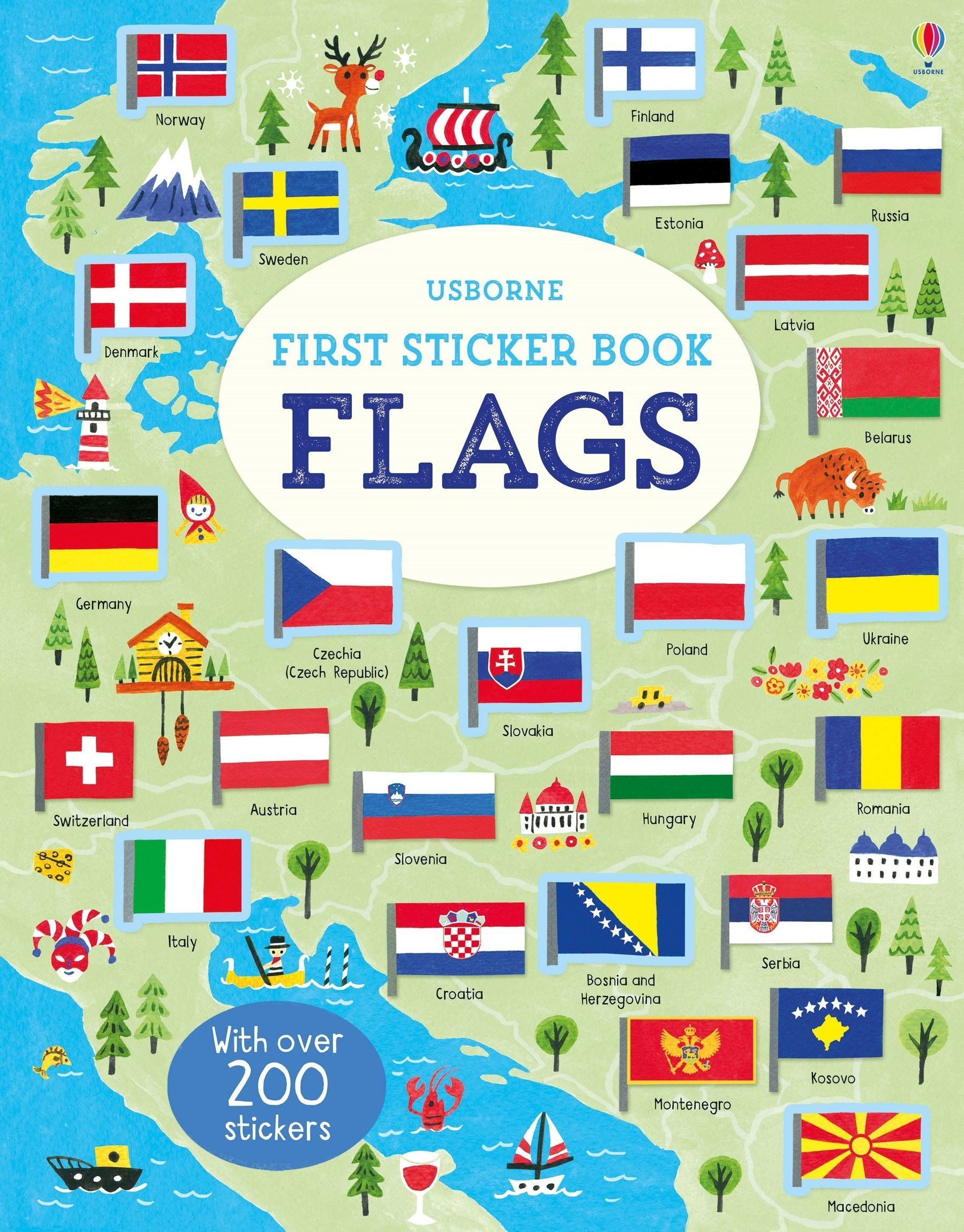 First Sticker Book: Flags