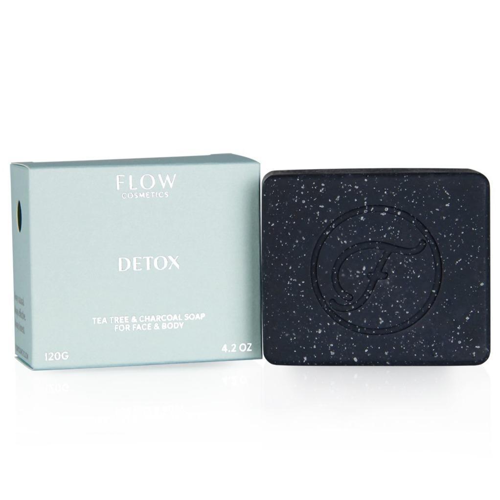FLOW COSMETICS 活性椰炭排毒洗面沐浴皂