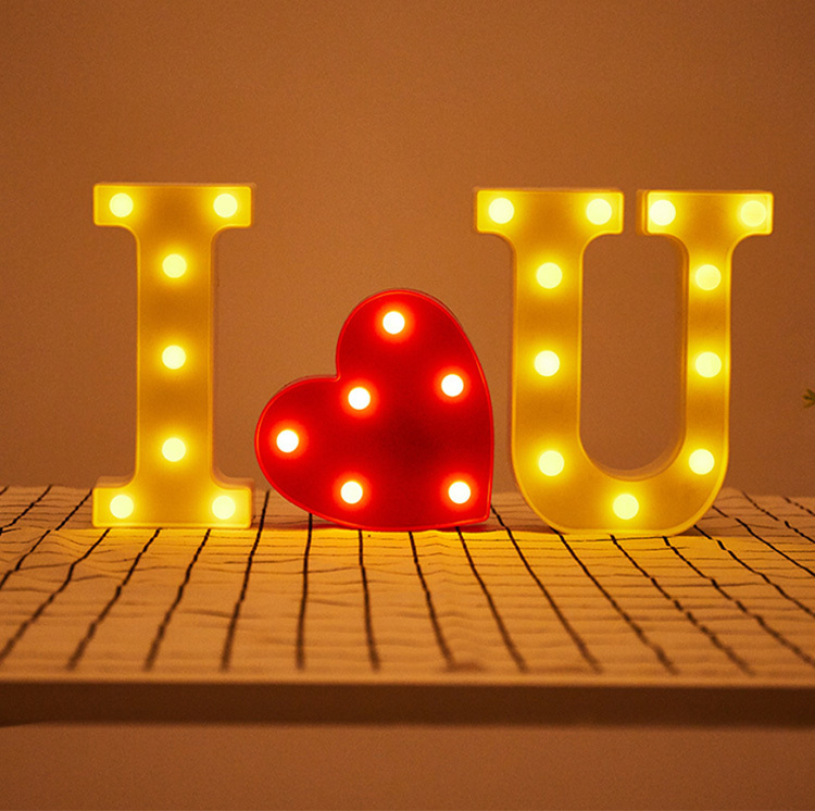 I Love You LED字母燈箱 | zuzu Party 用品| 香港Hong Kong