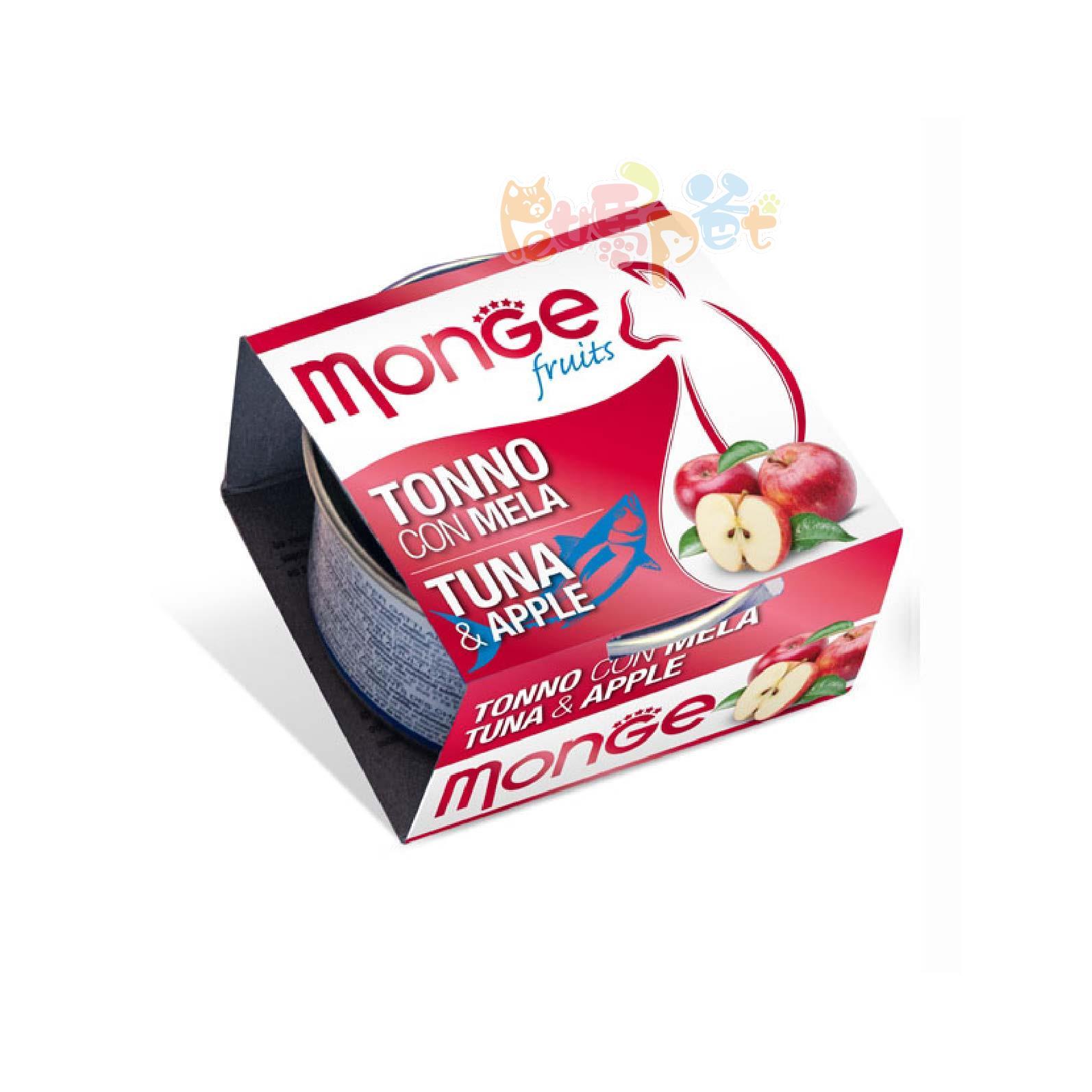 Monge Fruits 貓罐頭 - 吞拿魚蘋果 80g