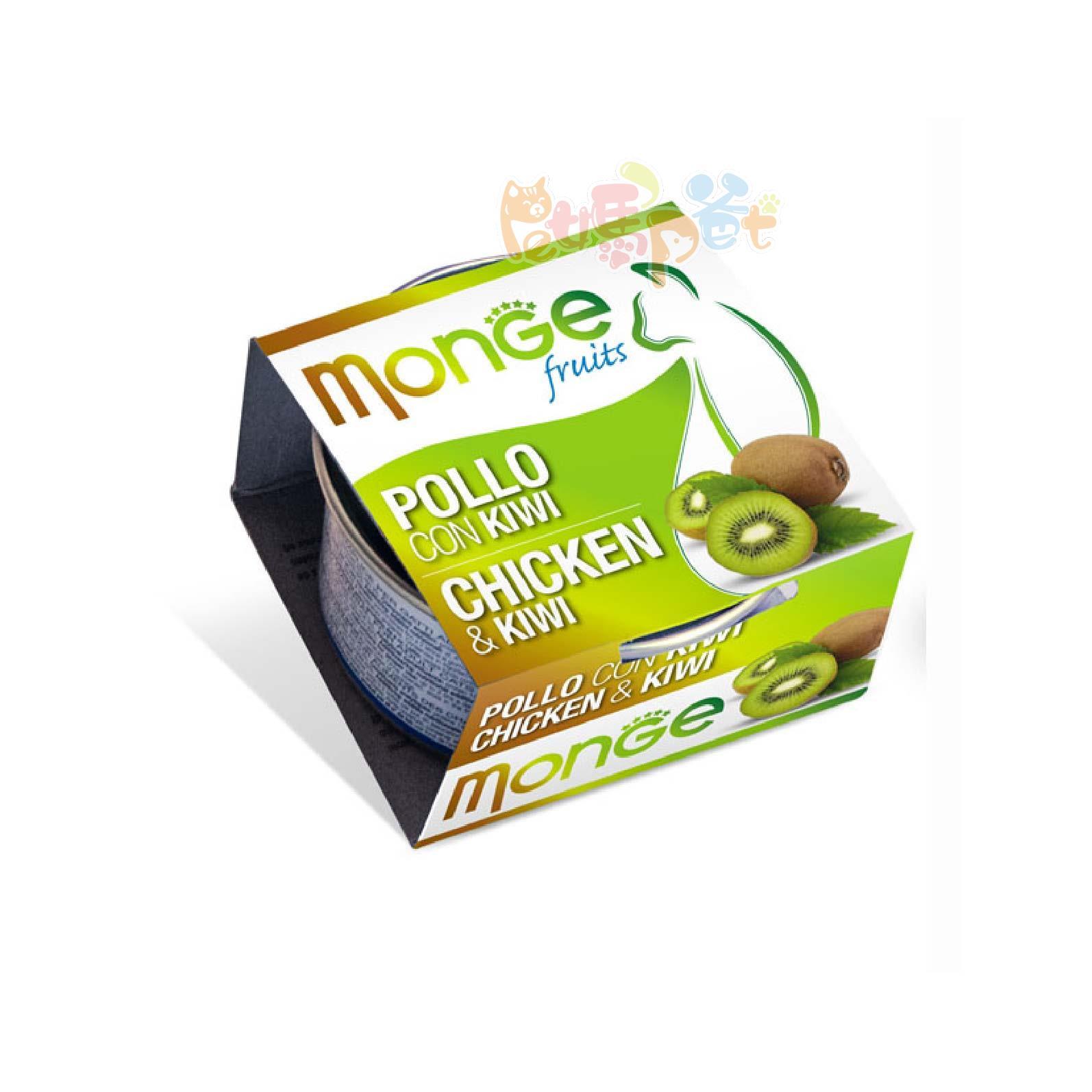 Monge Fruits 貓罐頭 - 鮮雞肉配奇異果 80g
