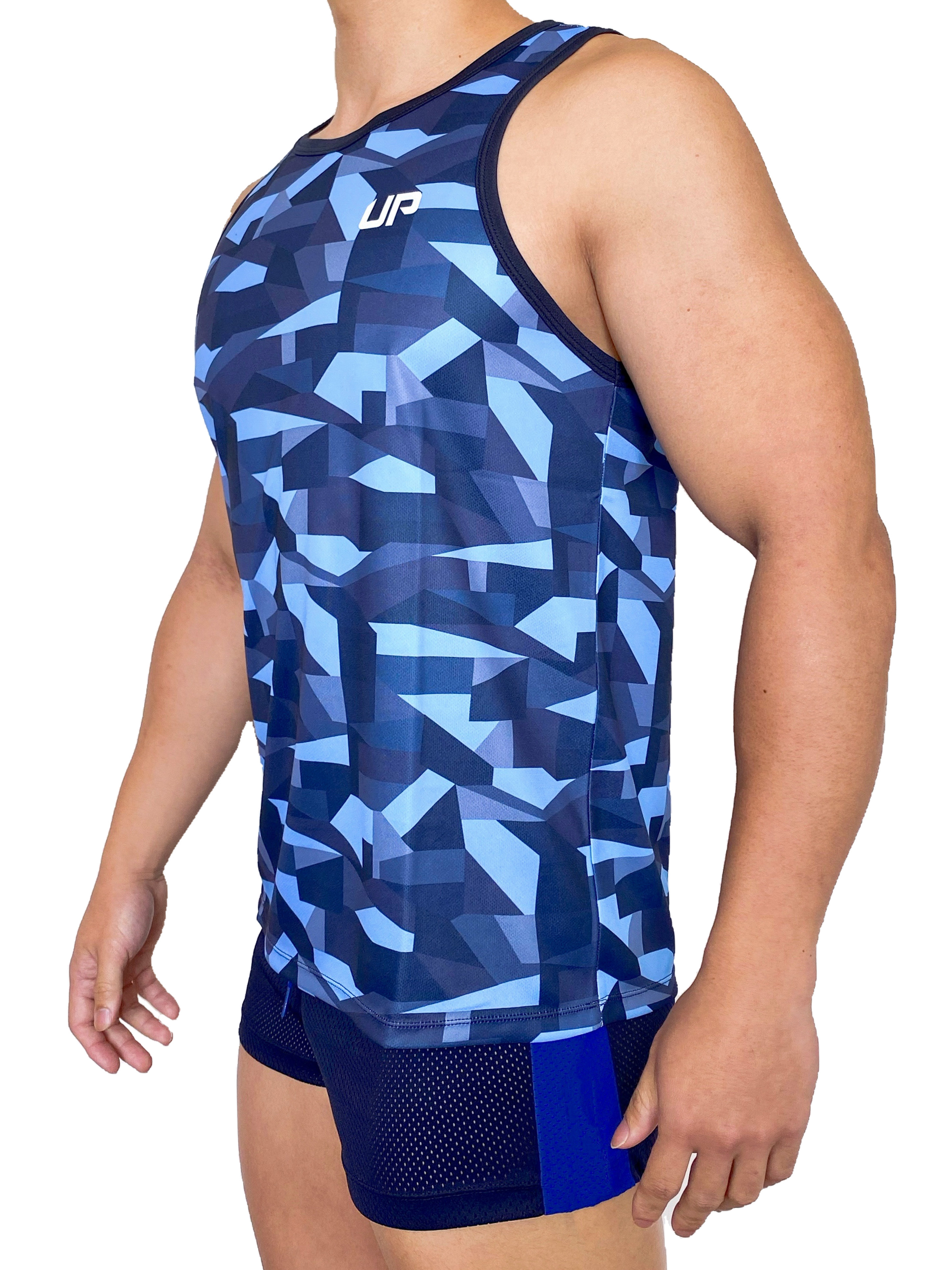 Sport Camo Tank Top - Camo Blue