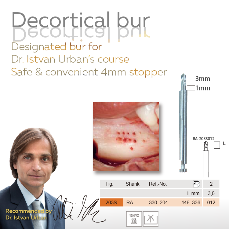 Decortical bur Designed By Dr. Istvan Urban