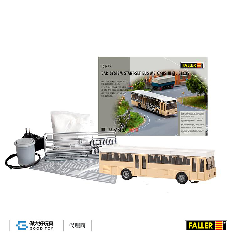 Faller 161479 (HO) 自走系統入門組 MB O405 inkl. 巴士 Decos
