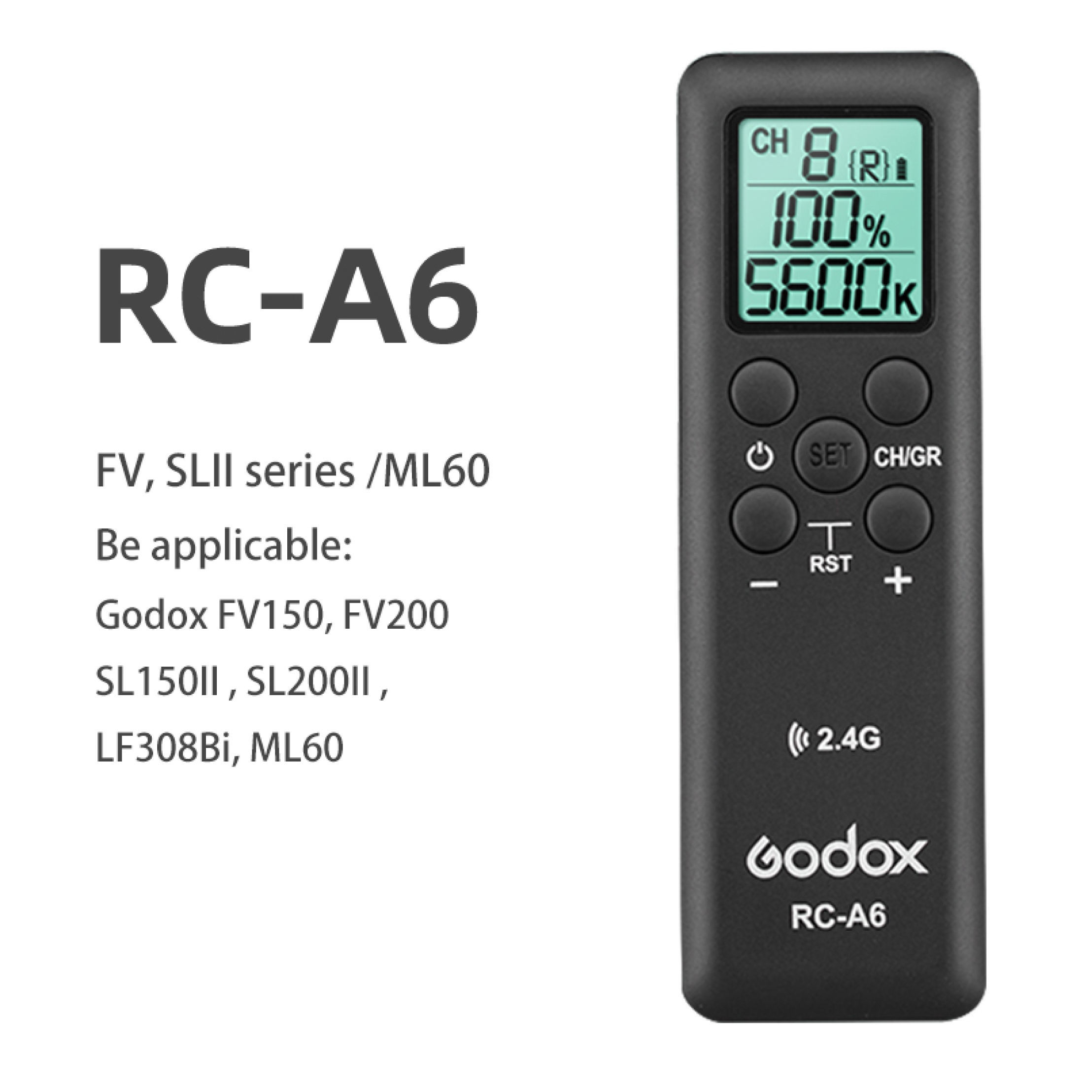 Godox RC-A6 Remote Control - Rainbow Store Camera