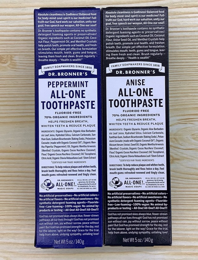Dr. Bronner organic toothpaste-HK Eco Shop