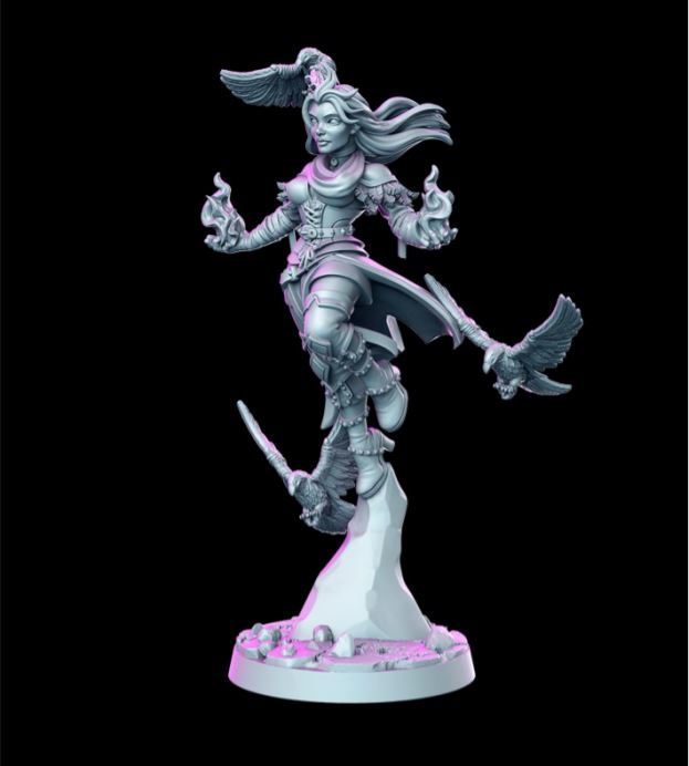 RN Estudio - Genevieve (female human warlock)