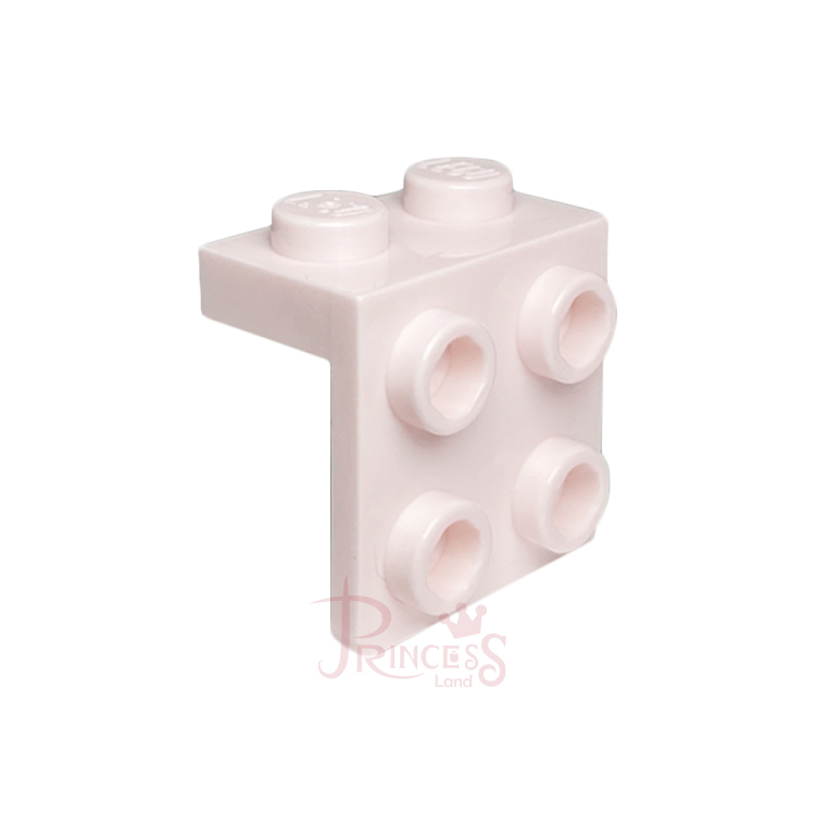 公主樂糕殿 LEGO 樂高 1x2-2x2 側接 轉向零件 白色 44728 T246