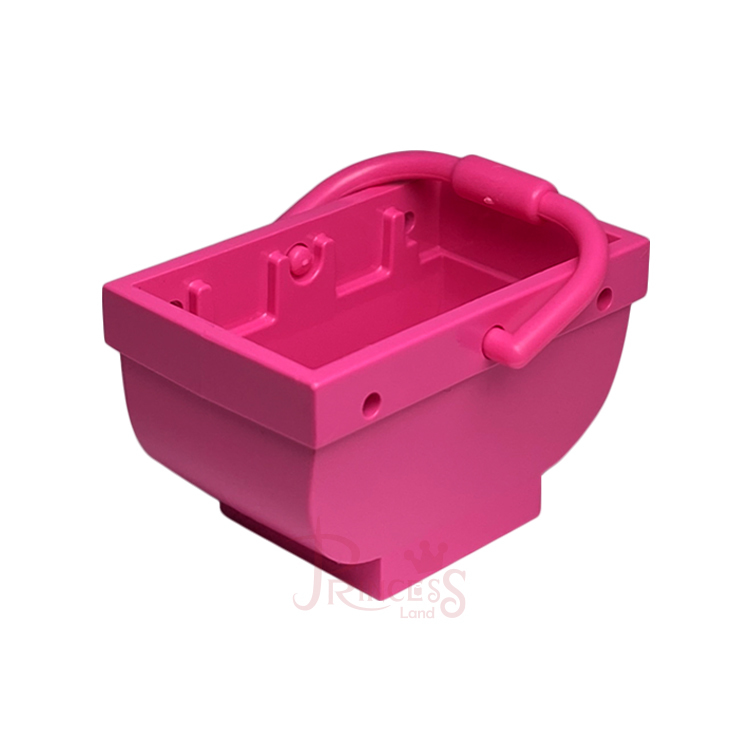 公主樂糕殿 LEGO 樂高 2001年 5833 Belville 提籃 深粉紅色 30109c01 A004