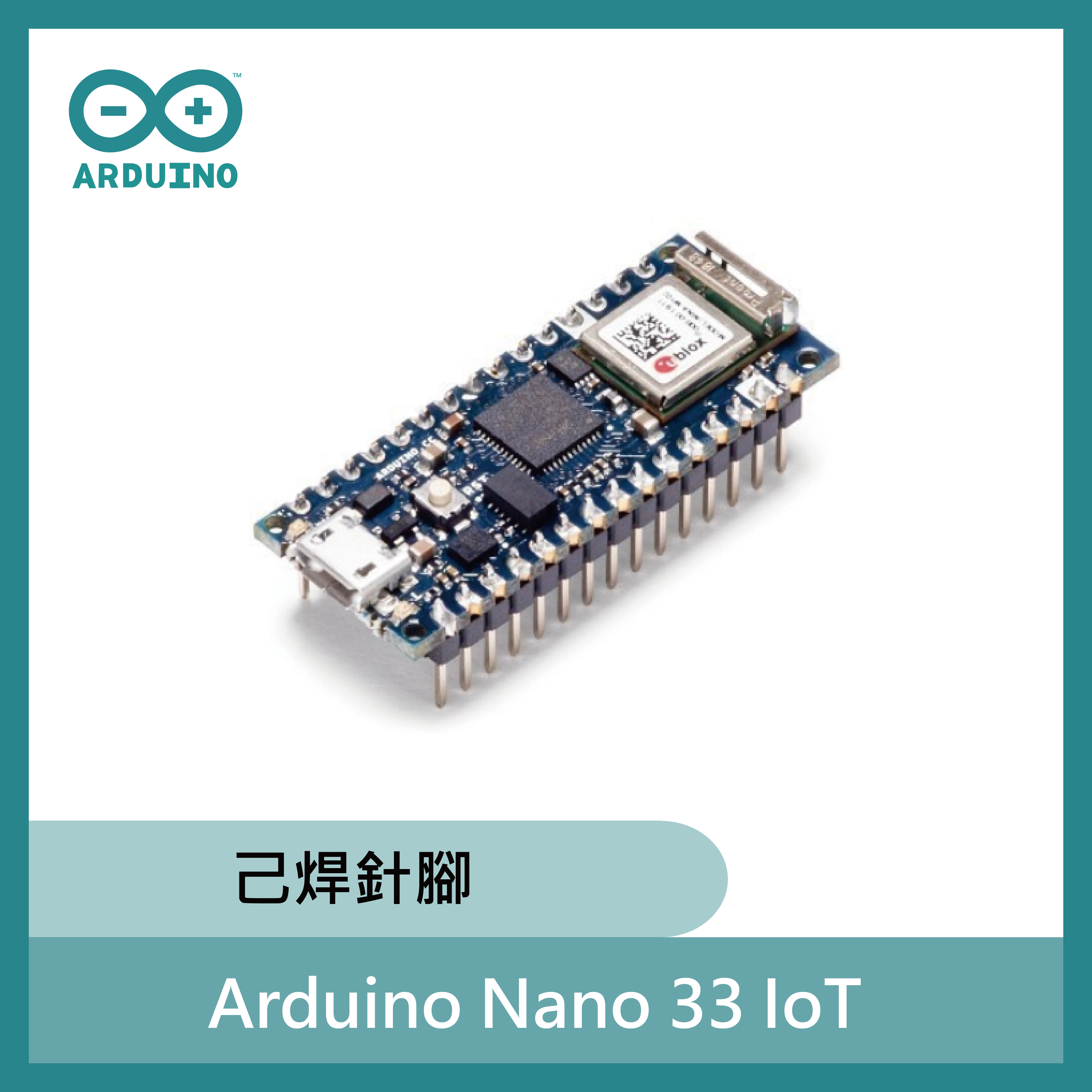 Arduino Nano 33 IoT (己焊針腳)