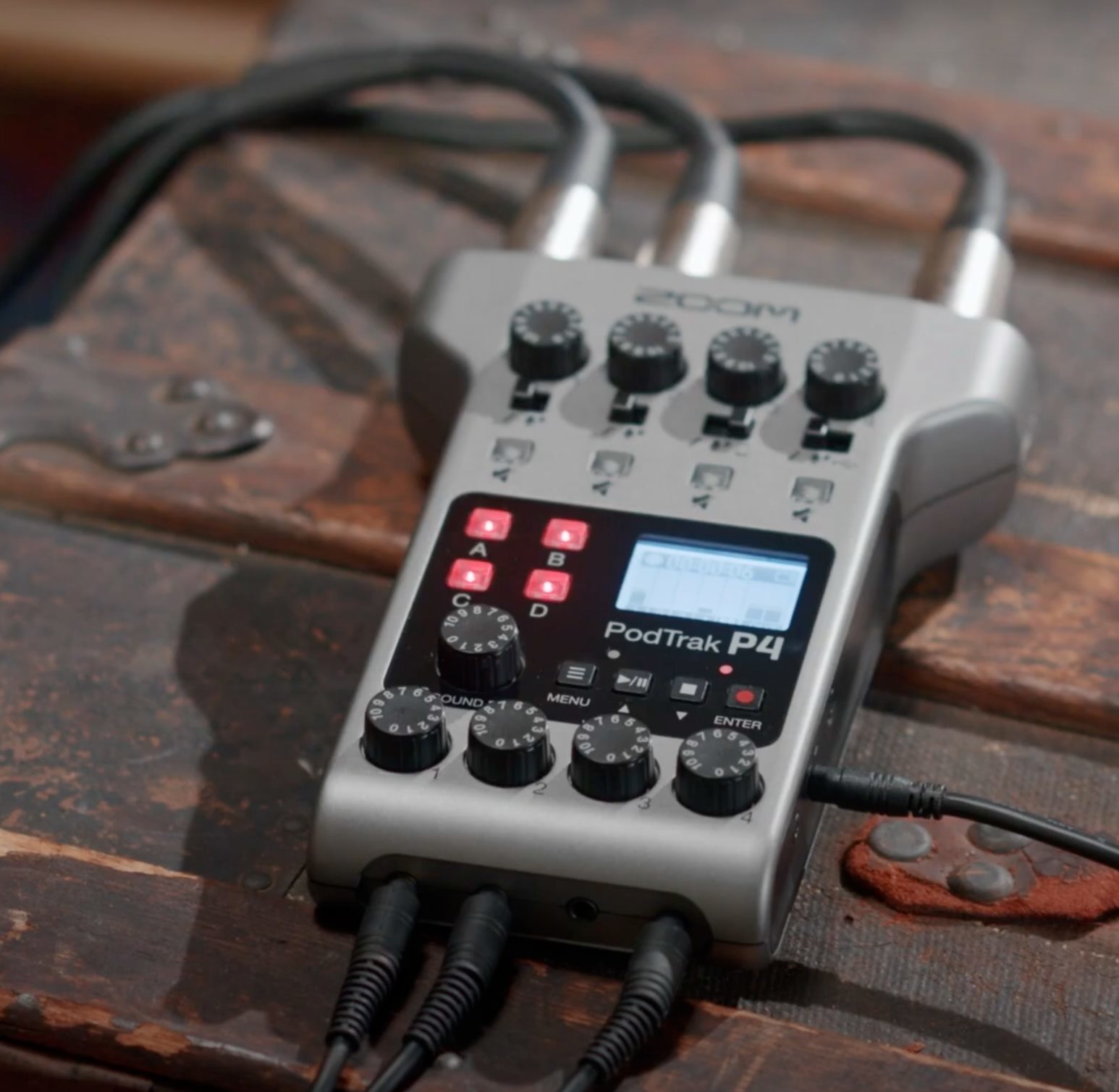 Zoom PodTrak P4 4軌 Podcast錄音機