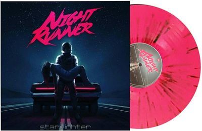 Night Runner《Starfighter》（粉紅潑濺彩膠LP）