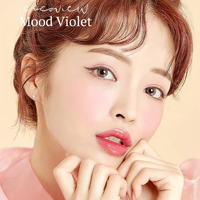 LENS TOWN COCO VIEW Mood Violet｜每月即棄｜一盒2片