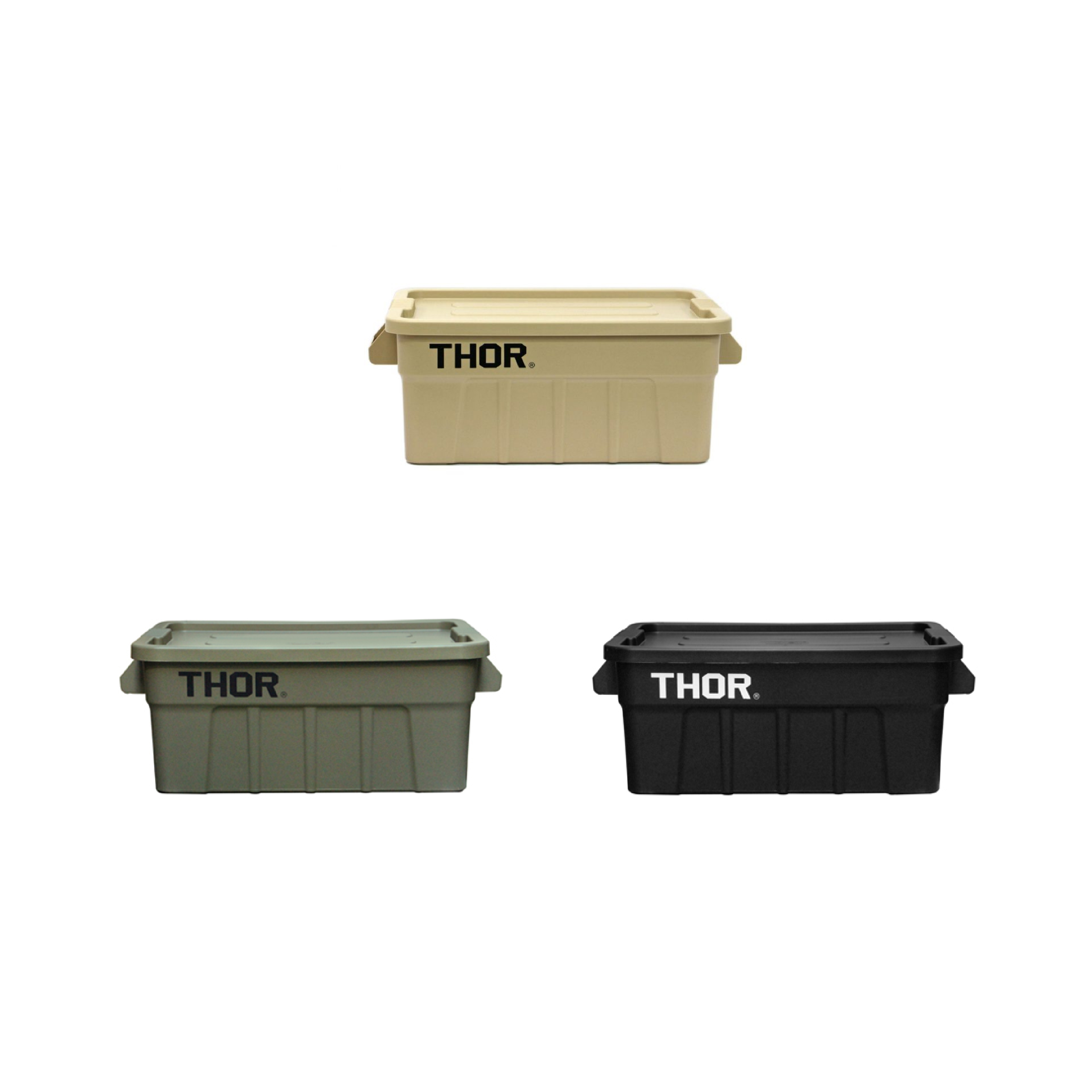 Thor Large Totes With Lid 多功能層疊方形收納箱 53L