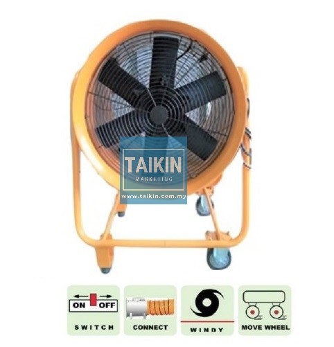 Moveable Axial Blower 24'' Single Phase