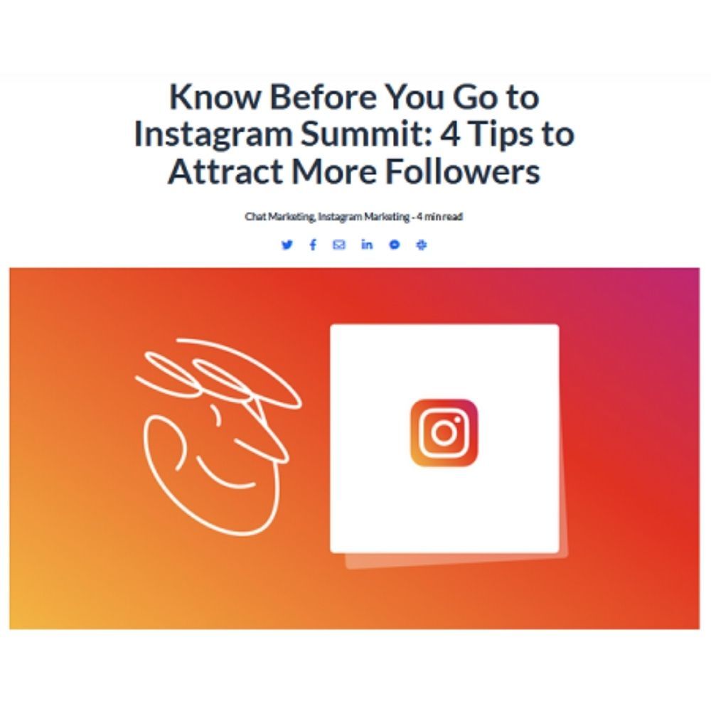 IG Summit 2021 Course by ManyChat