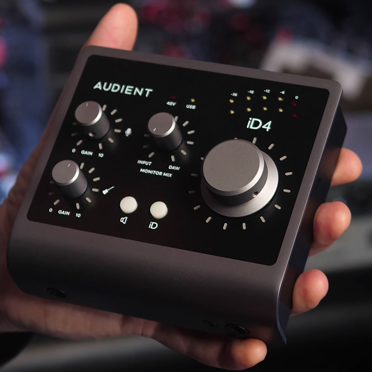 【送RX Elements】Audient iD4 (MKII) 2in/2out USB 錄音介面 保固三年