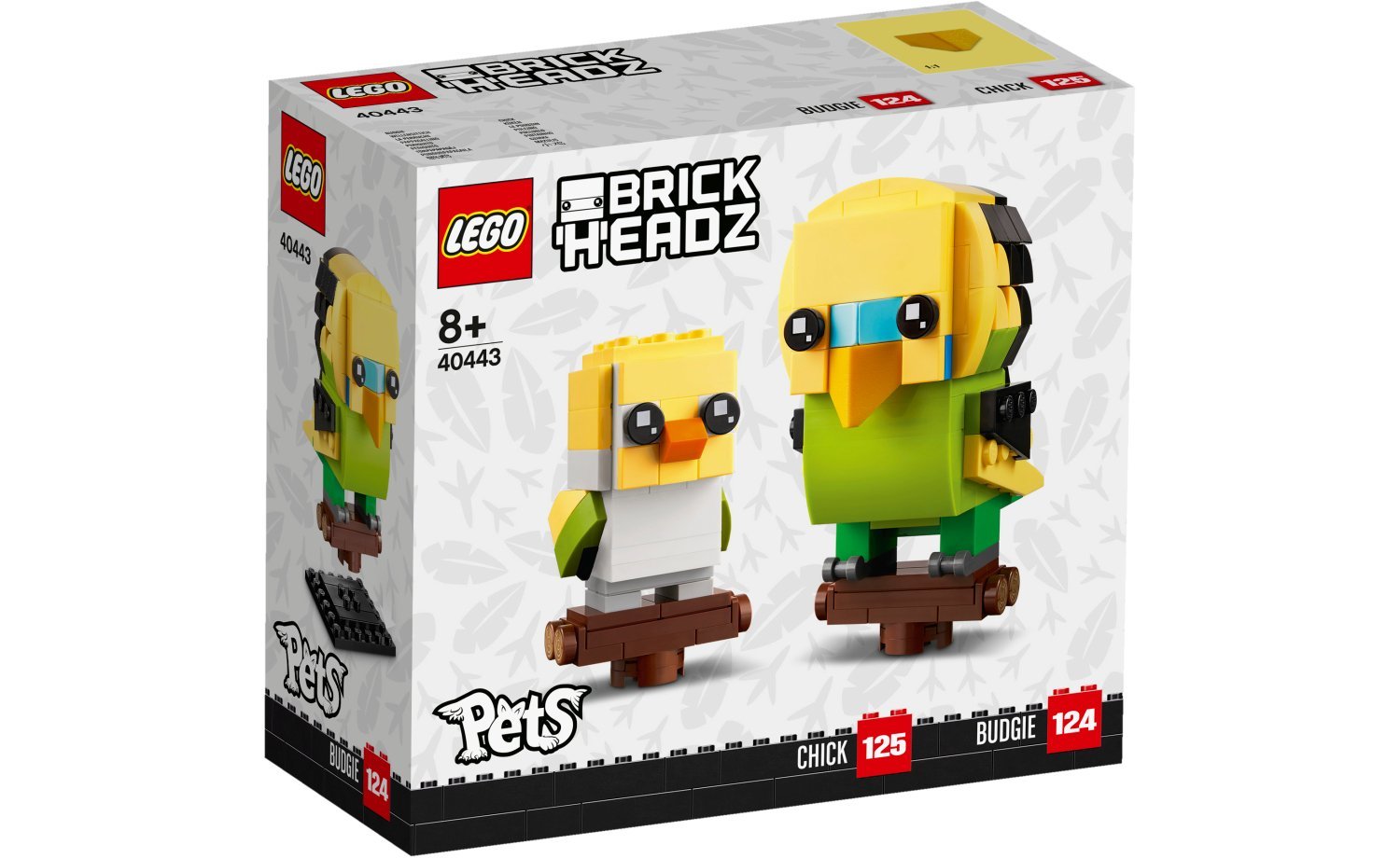 [飛米樂高積木磚賣店] LEGO 40443 BrickHeadz 虎皮鸚鵡