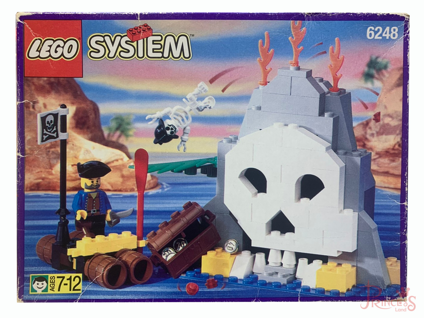 公主樂糕殿 LEGO 樂高 全新 絕版 海盜 骷髏 火山島 6248