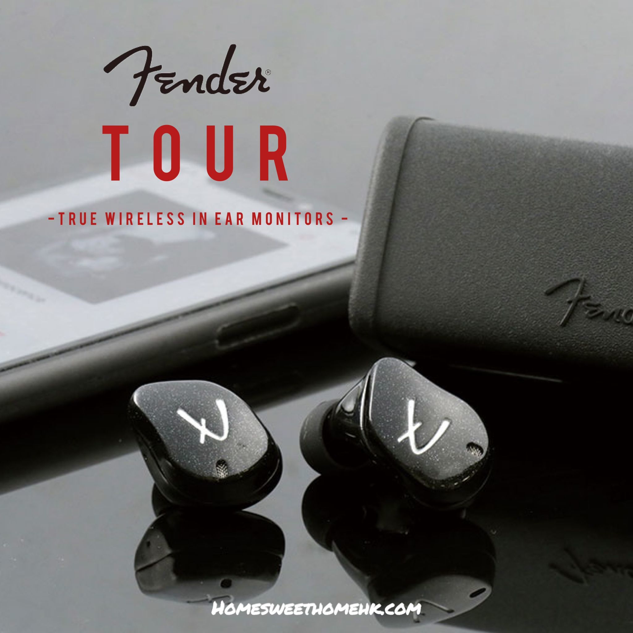 Fender Tour 隆重登陸HSH🔥美國名牌Fender 首對全無線入耳鑑聽耳機（True Wirele