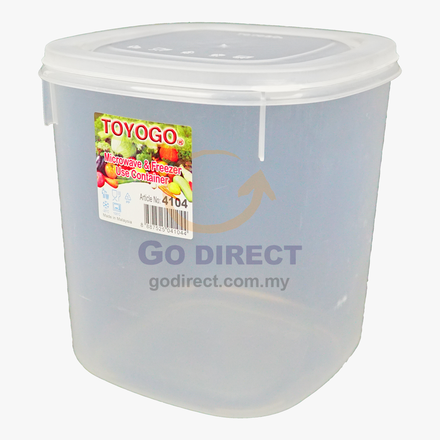 TOYOGO Plastic Microwave Container(4104) Malaysia