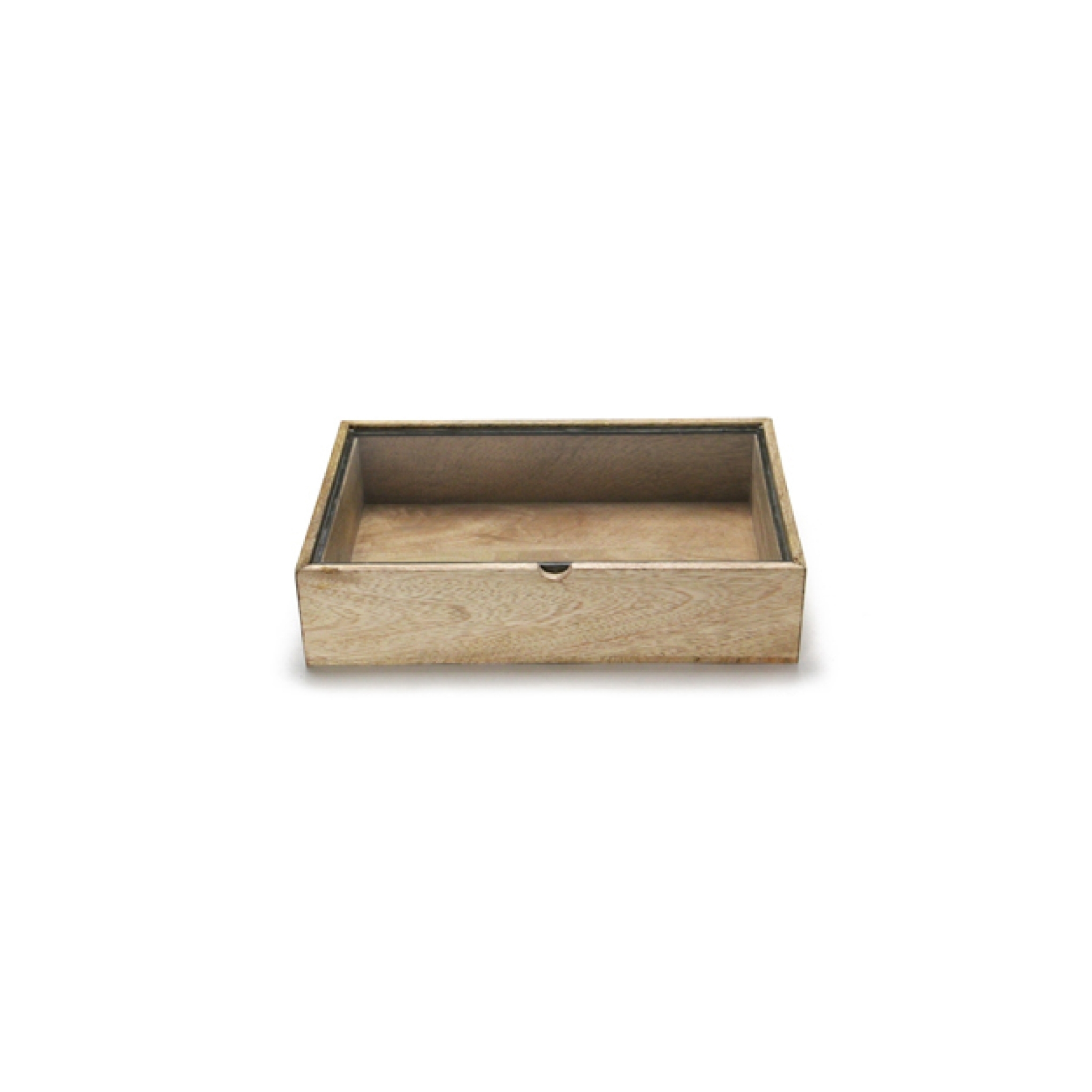 DETAIL Rectangle Wooden Box With Glass Lid 木製收納展示盒 - M