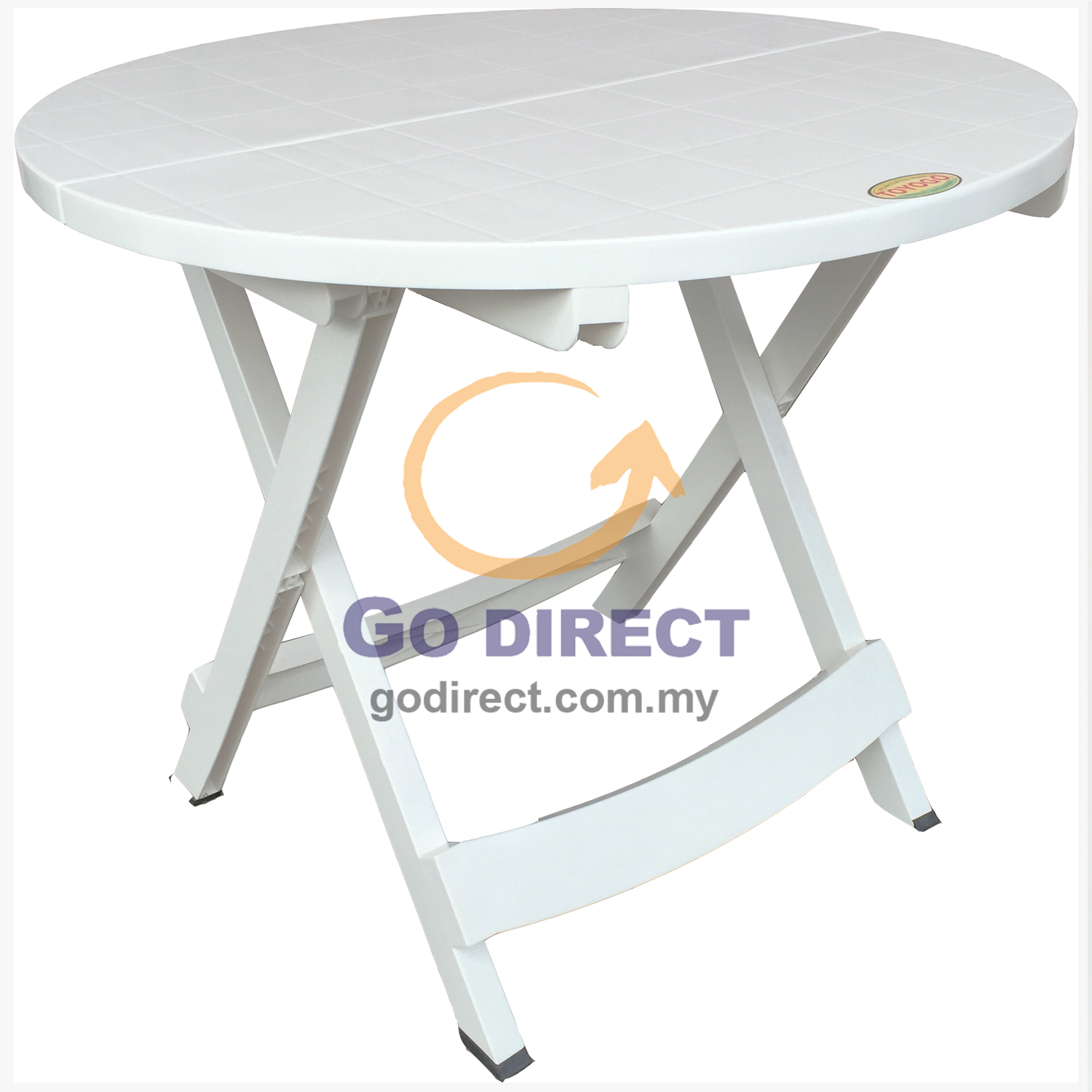 TOYOGO Plastic Round Garden Table (655) Malaysia