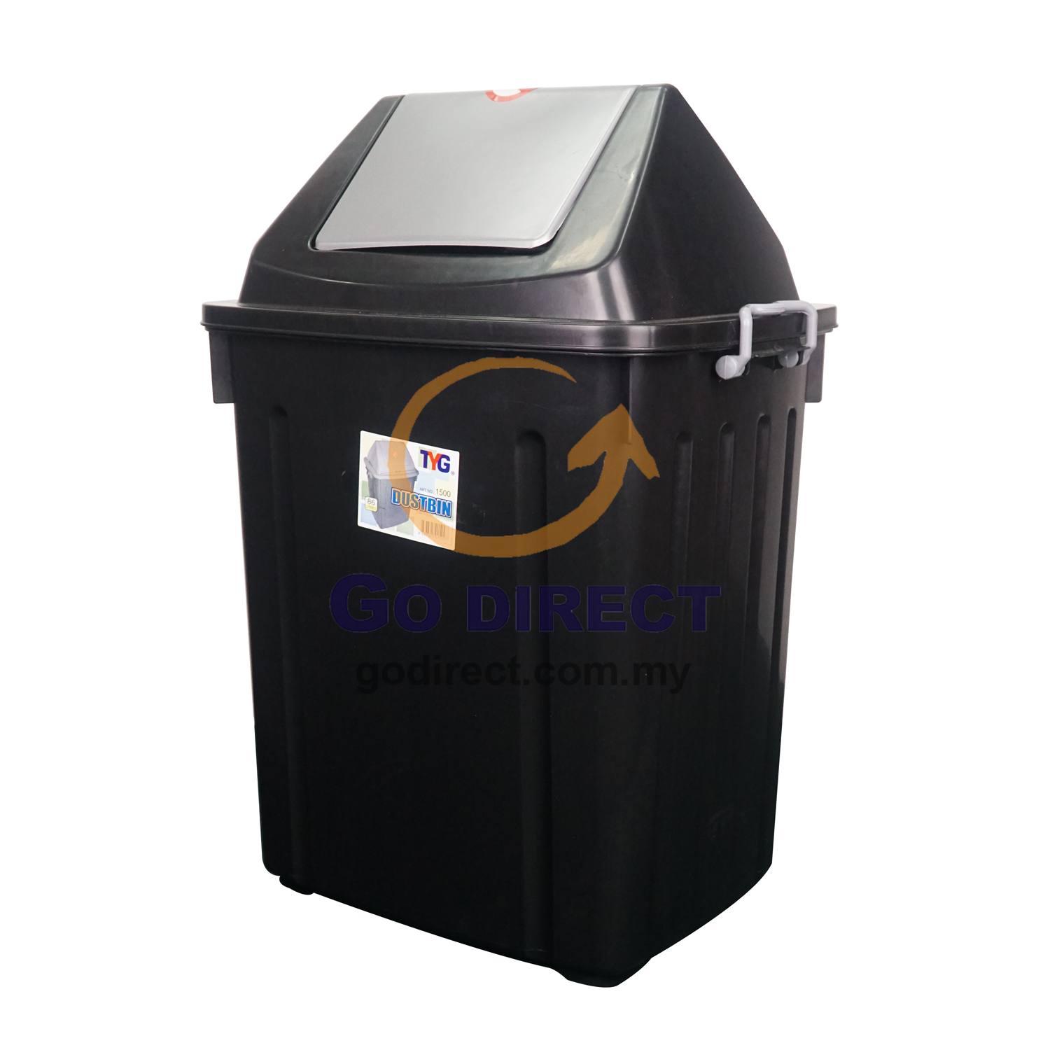 TOYOGO 73L Plastic Flip Dustbin (1500) Malaysia
