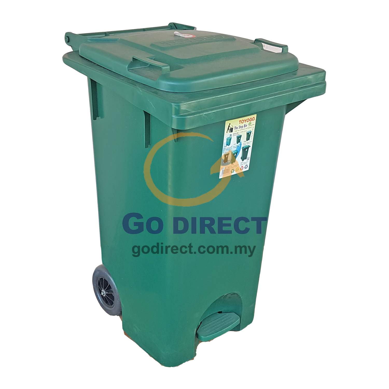 120L Plastic Step Dustbin (1009) Malaysia