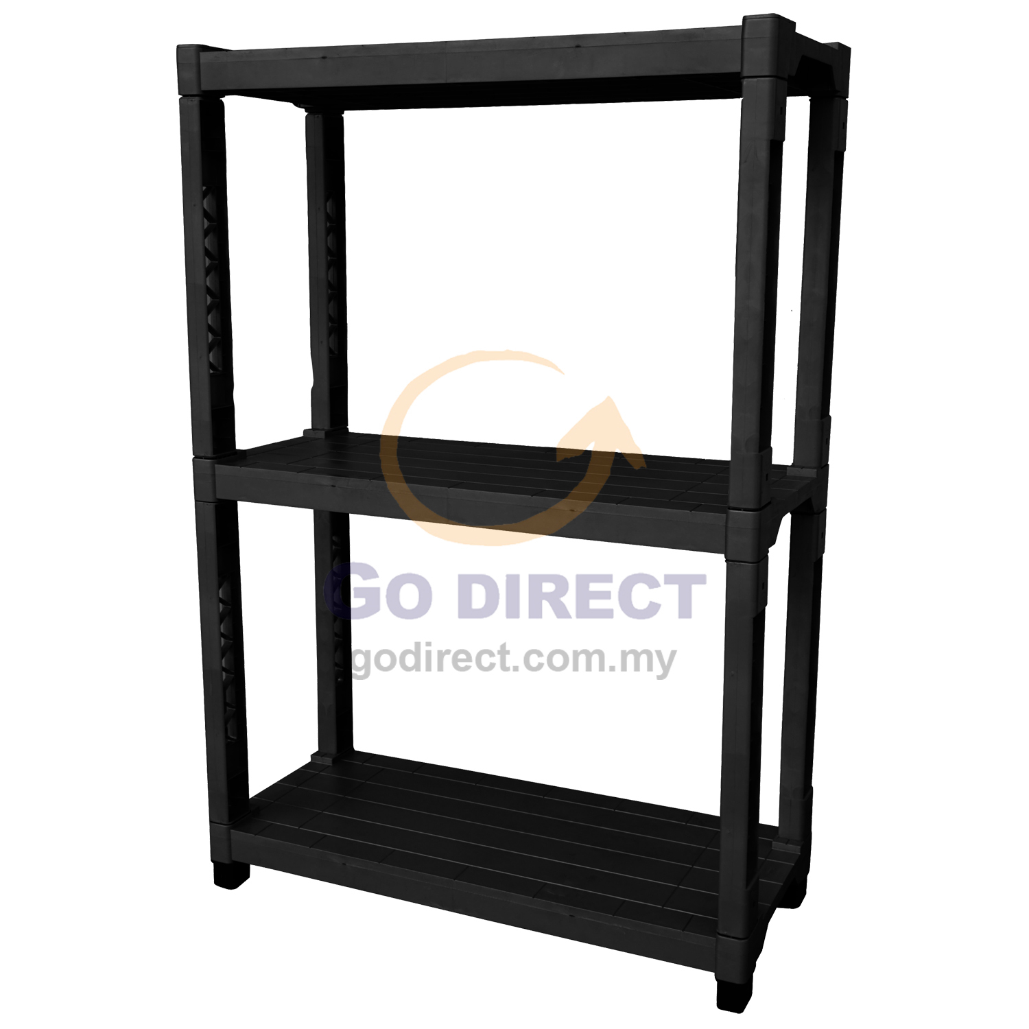 TOYOGO 3 Tiers Plastic Heavy Duty Rack (893-3H)Malaysia