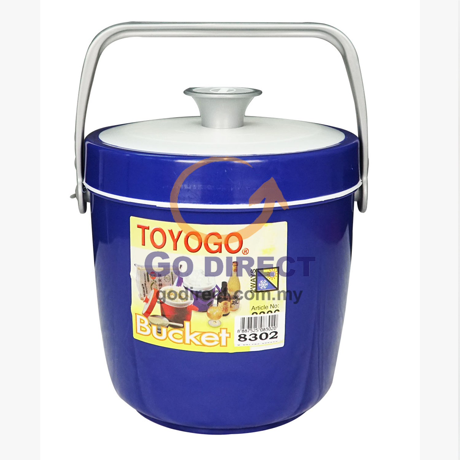 TOYOGO 2.5L Plastic Hot/Ice Bucket (8302) Malaysia