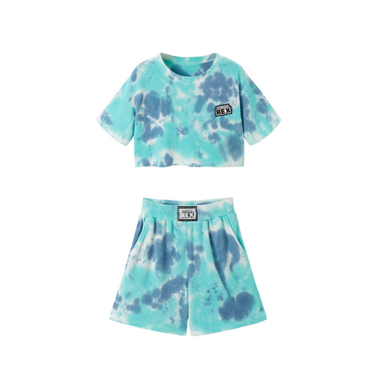 Rex Crop Top/Shorts-Set(co-branding)
