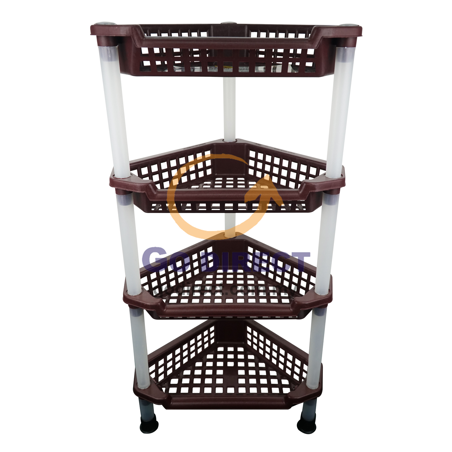 TOYOGO 4 Tiers Plastic Corner Rack (4119-4) Malaysia