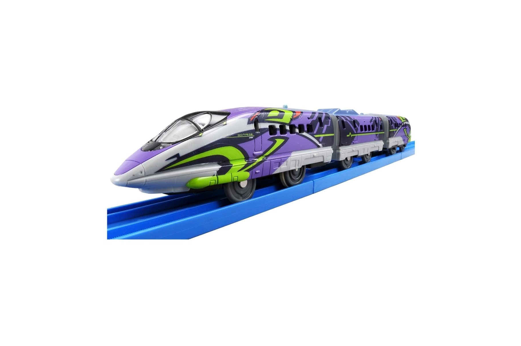 Tomy Plarail 500 Type Shinkansen EVA Train Light effect