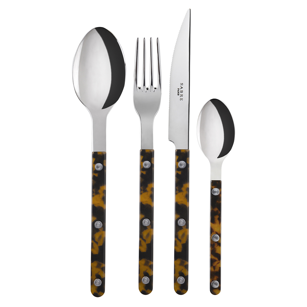 SABRE | Bistrot Shiny Tortoise 4-piece set