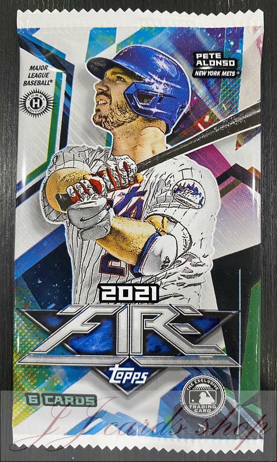 MLB 2021 Topps Fire 火力系列 美國 TARGET 通路 & 亞洲獨賣 棒球卡 卡包
