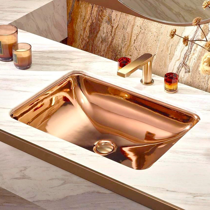 KOHLER Forefront 下嵌盆 玫瑰金 K-28730T-RGD