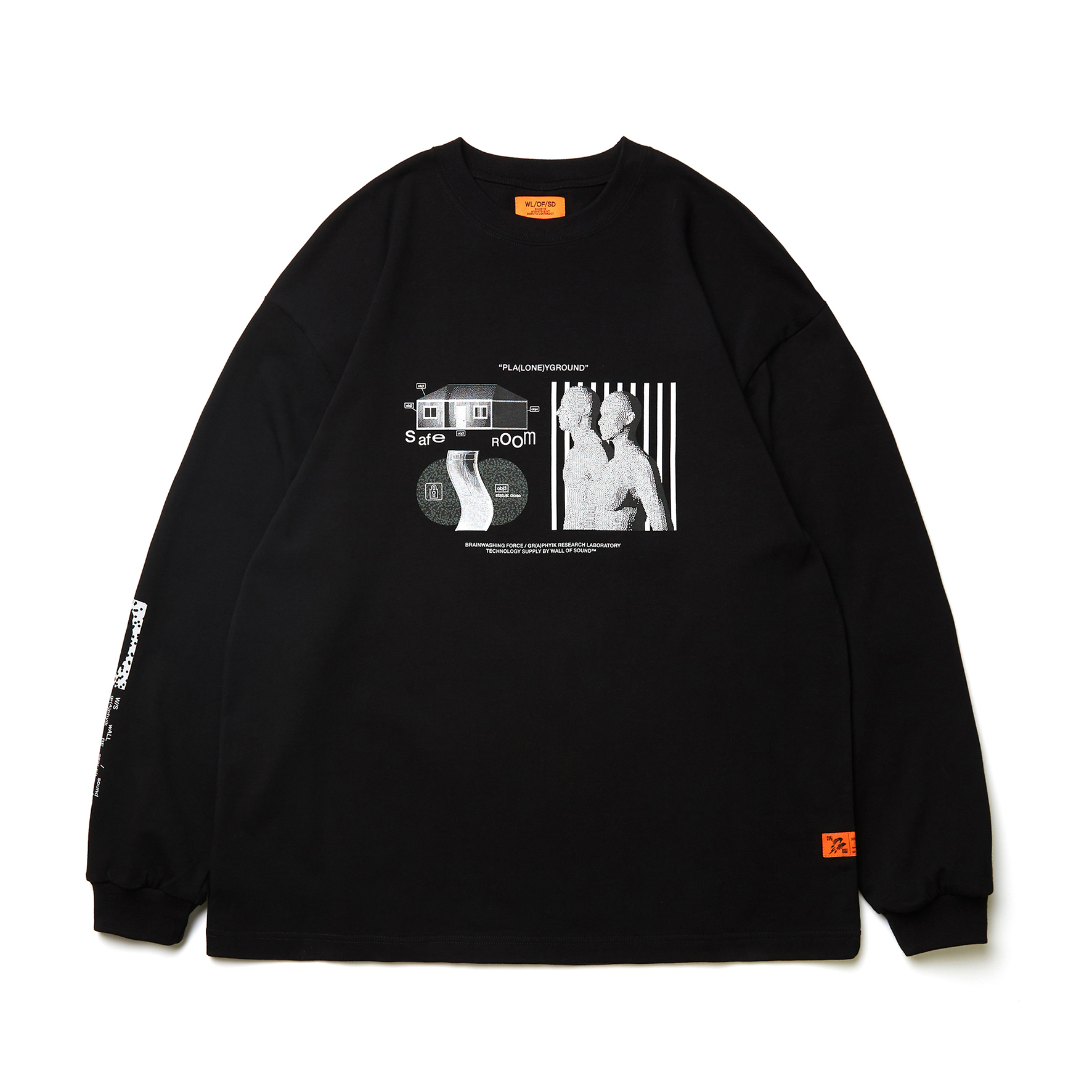 BWF-41 “Safe Room” L/S TEE (BLACK)