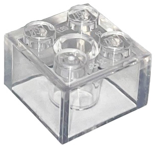 公主樂糕殿 LEGO 樂高 2x2 基本磚 透明 3003 T118 M031