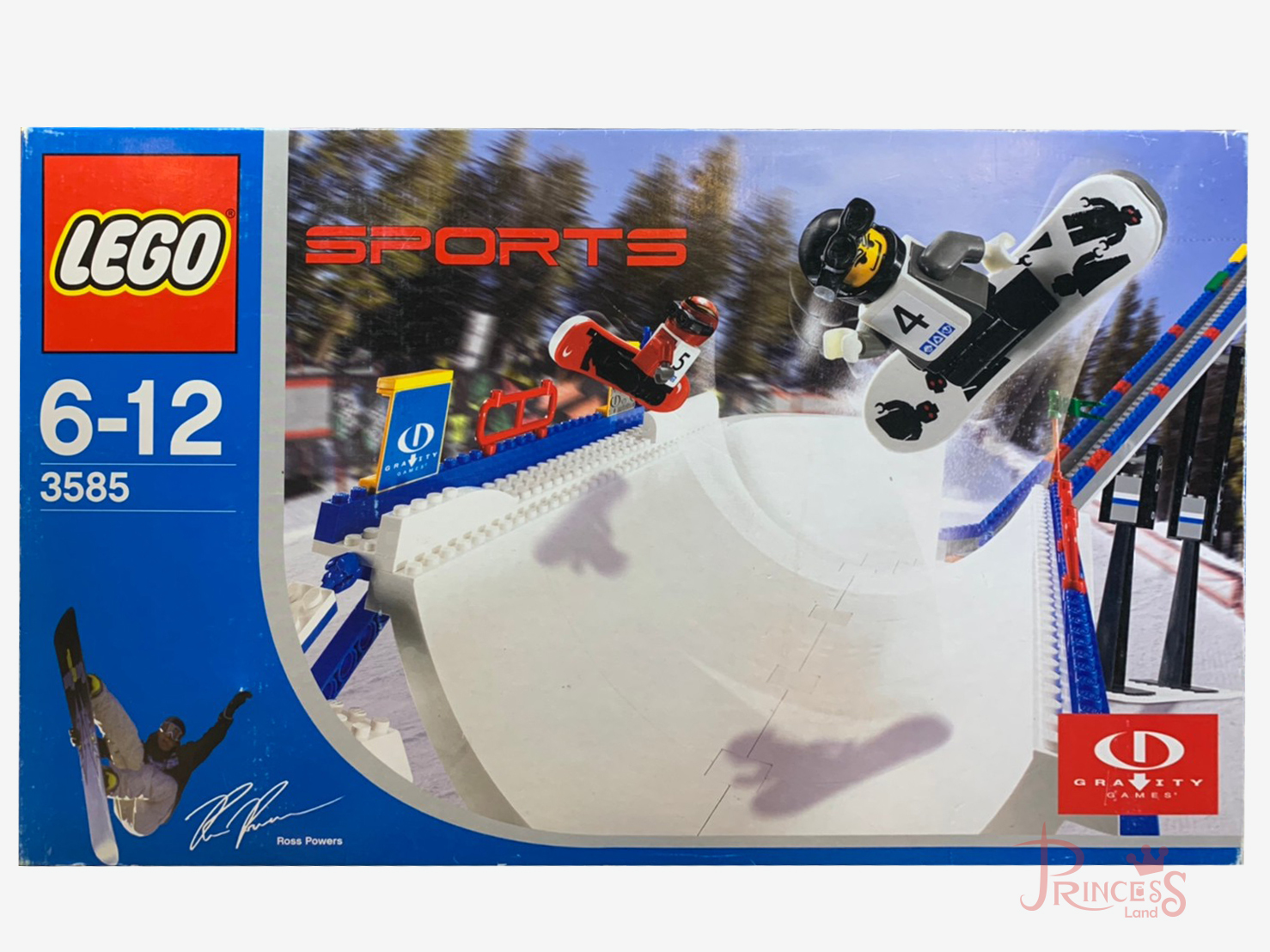 公主樂糕殿 LEGO 樂高 3585 極限運動 滑雪 滑雪板 重力遊戲 絕版 盒裝
