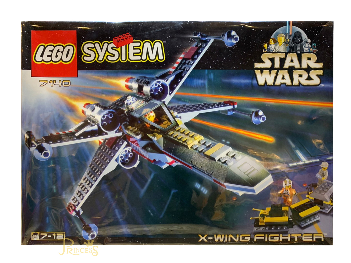公主樂糕殿 LEGO 樂高 X戰鬥機 X-wing 7140 星際大戰 絕版 盒裝