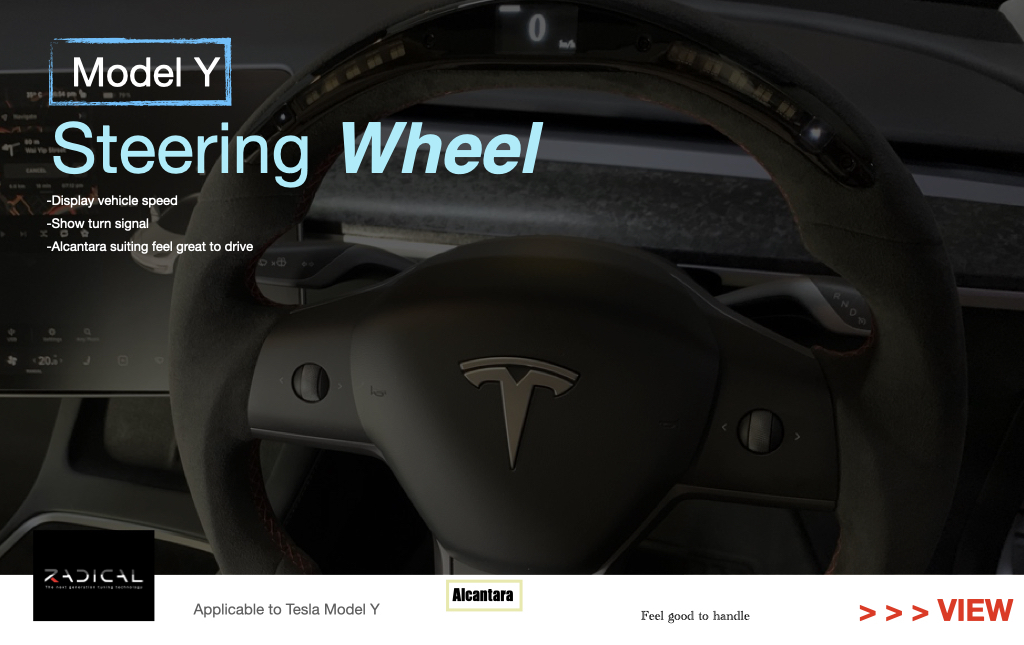 Tesla Model Y Steering Wheel
