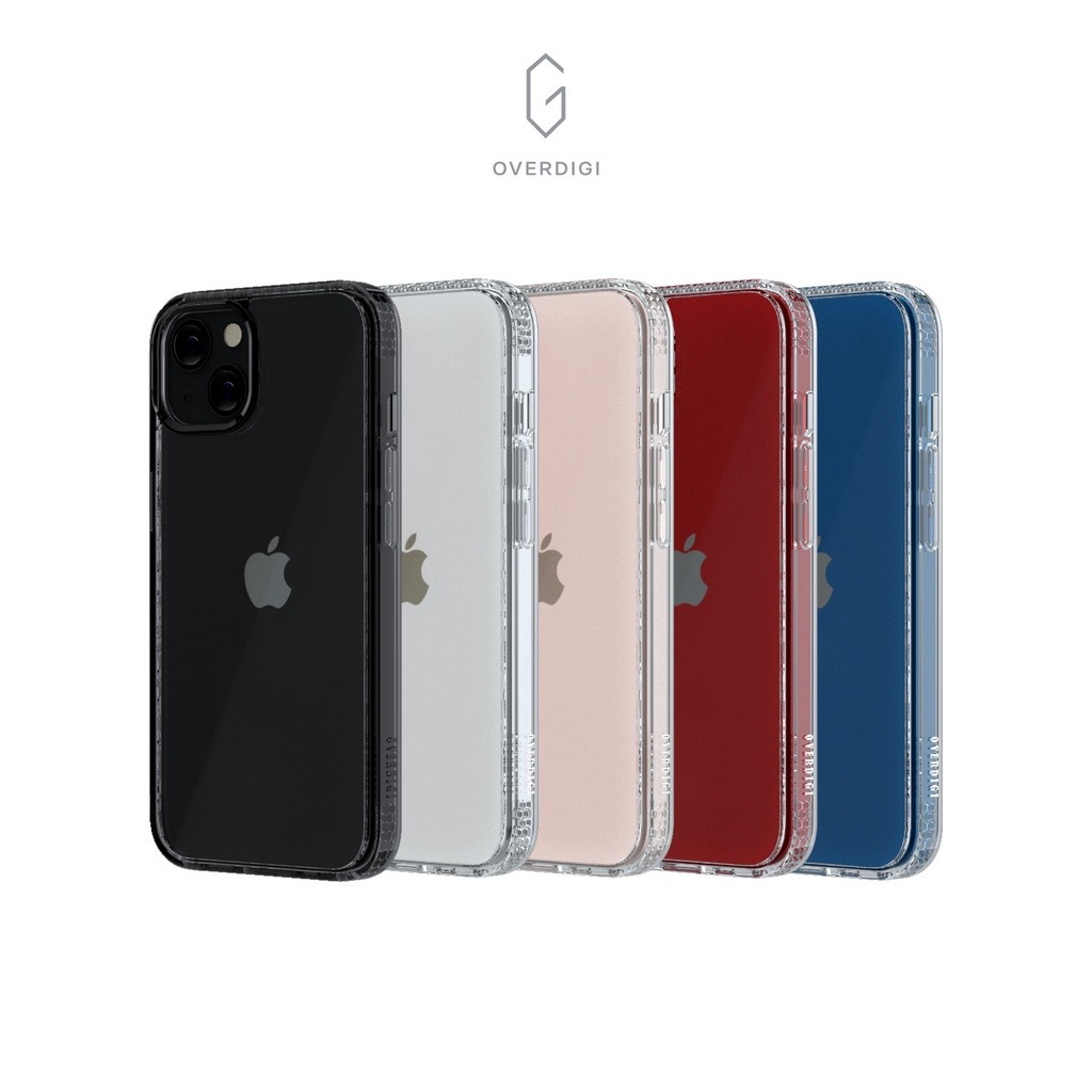 【OVERDIGI】iPhone 13 雙料防摔殼｜提供一年黃變保固｜熊膜3C授權經銷商