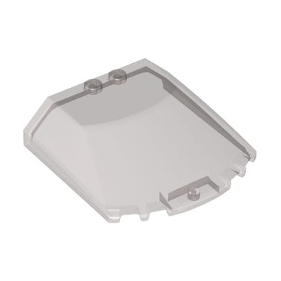 LEGO零件 車窗玻璃 6x6x1.33 65633 透明黑色 6287677